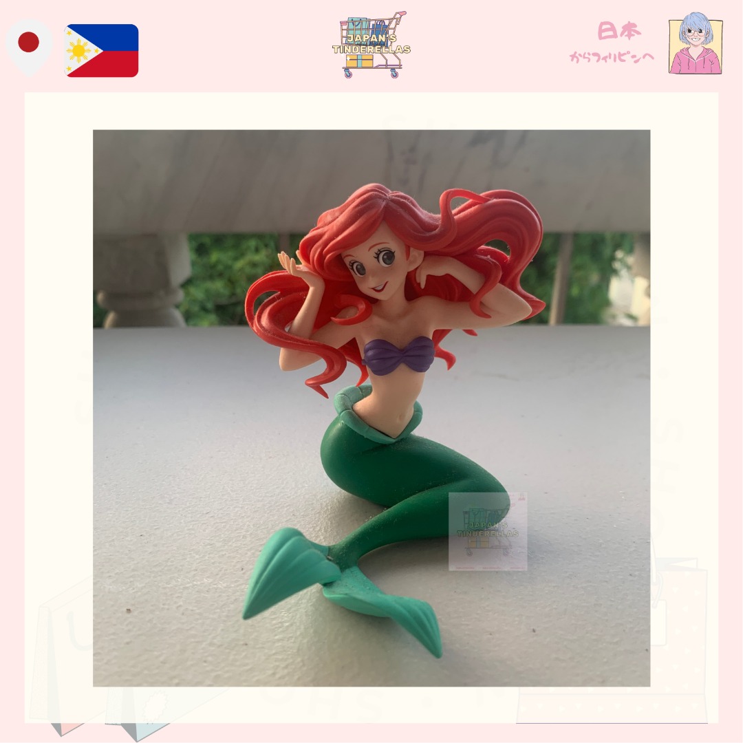 BANPRESTO: DISNEY ARIEL LITTLE MERMAID CRYSTALUX VINYL FIGURE, Hobbies ...