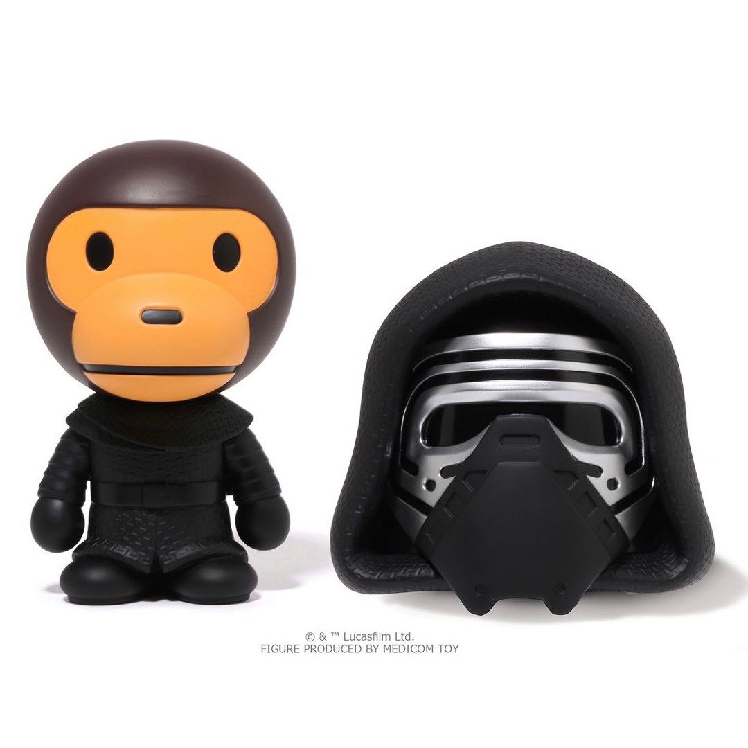 BAPE x Star Wars Baby Milo Stormtrooper Kyli Ren VCD, Hobbies & Toys ...