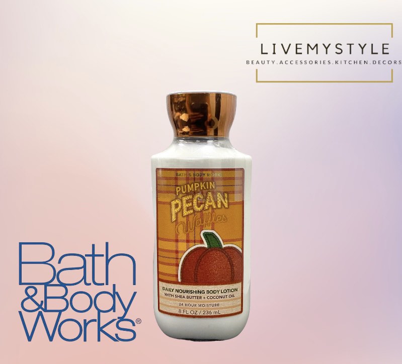 BATH & BODY WORKS PUMPKIN PECAN WAFFLES Daily Nourishing Body Lotion ...