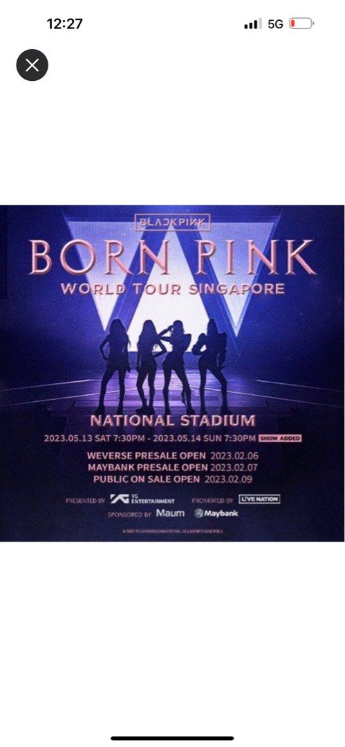 BLACKPINK CONCERT VVIP SUITE TICKETS, Tickets & Vouchers, Event Tickets ...
