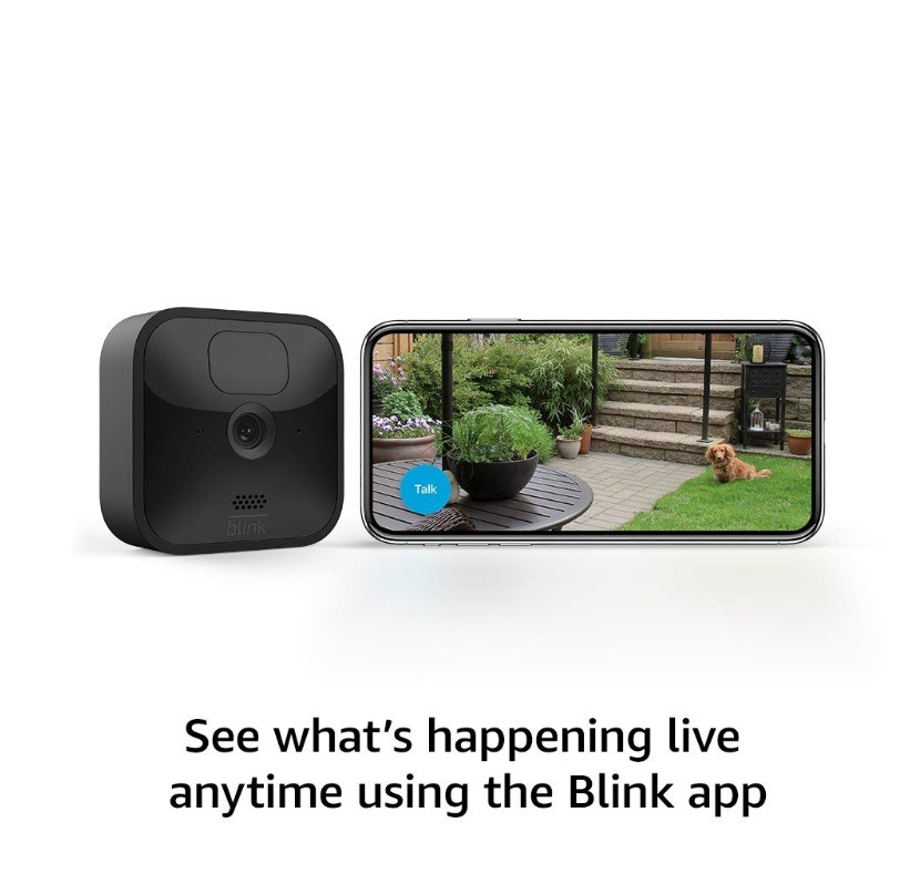 BLINK Outdoor HD Camera CCTV Wireless with Alexa (Weather Proof ...