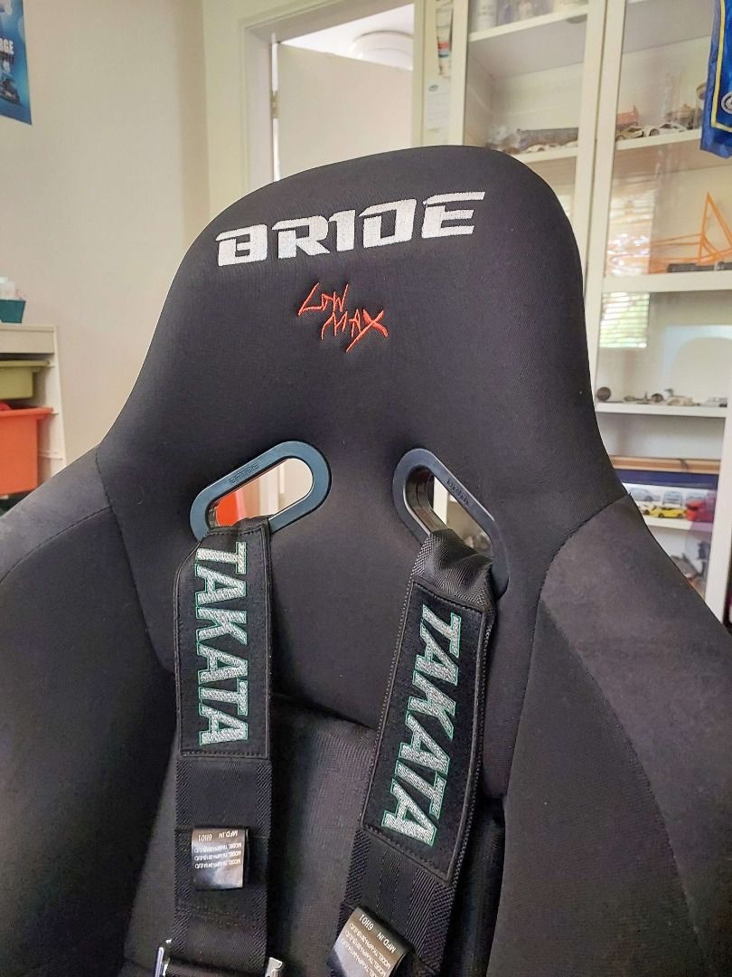 Bride Low Max Full Bucket Seat w/ Takata Harness, Auto Accessories on ...