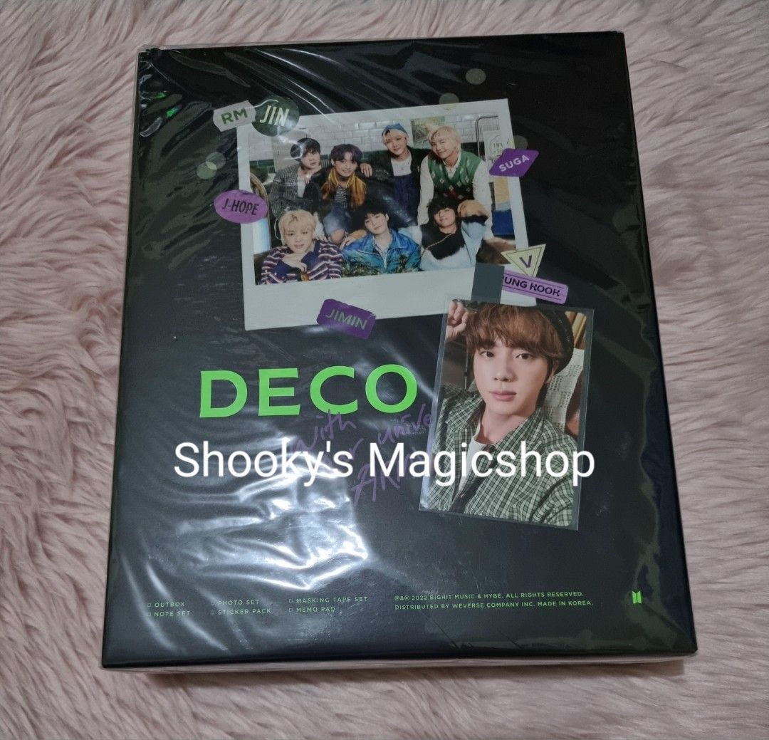 BTS Deco Kit with Jin Random Photocard, Hobbies & Toys, Memorabilia ...