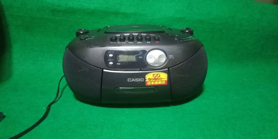Casio CD-180S CD radio Cassette Recorder, Audio, Portable Music Players ...