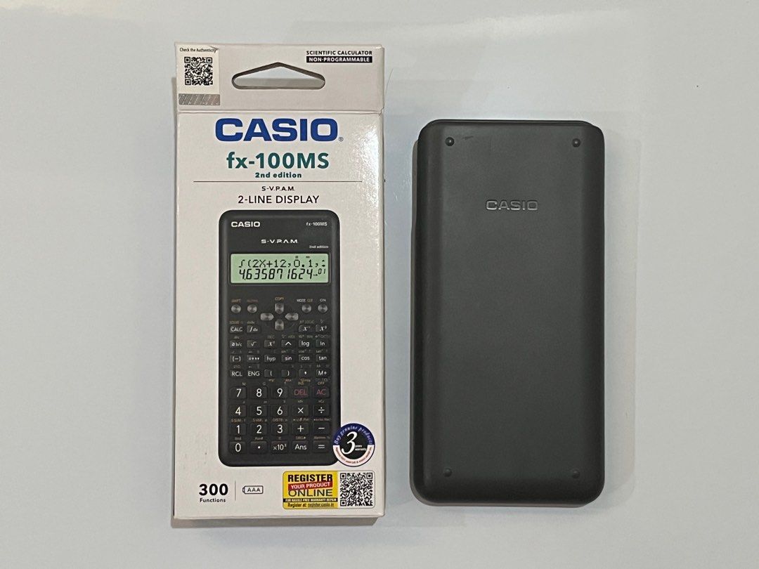 Casio fx-100MS Scientific Calculator, Computers & Tech, Office ...