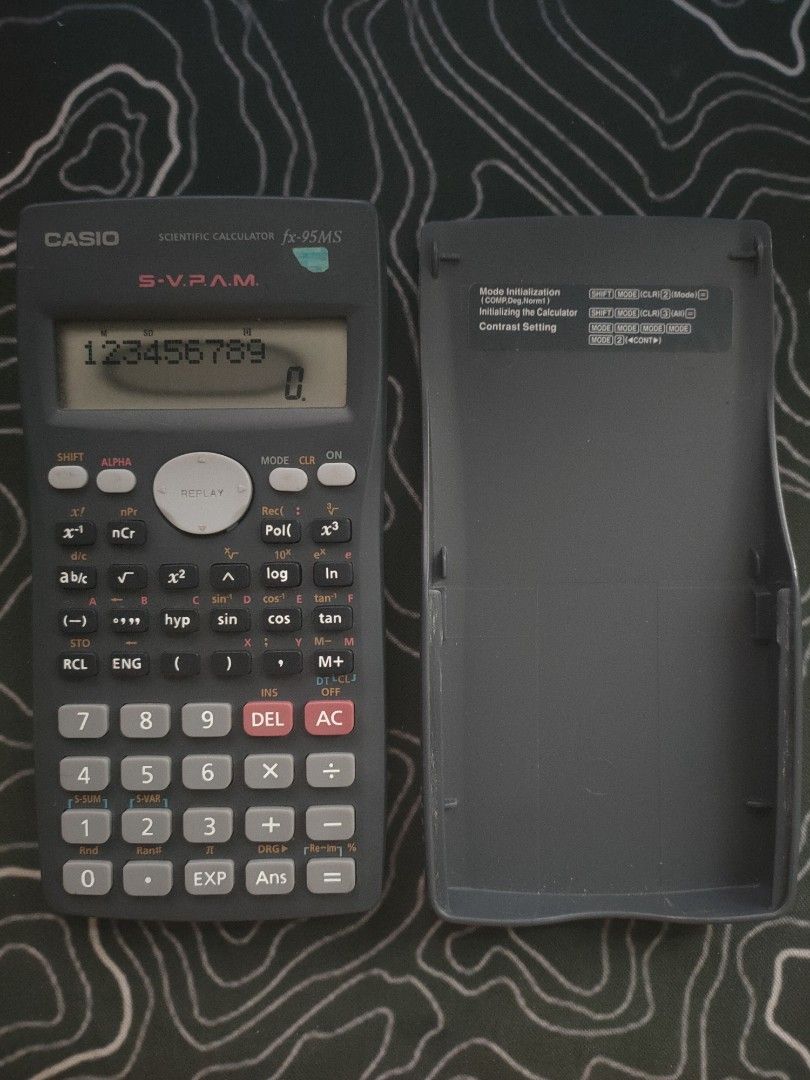 Casio FX-95MS Scientific Calculator W/ Case, Hobbies & Toys, Stationery ...