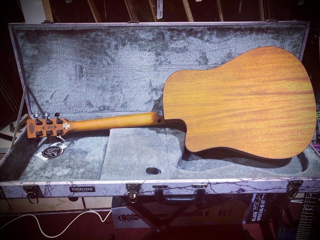 Cate 41" QM714C Acoustic Guitar Free Bag, Hobbies & Toys, Music & Media ...