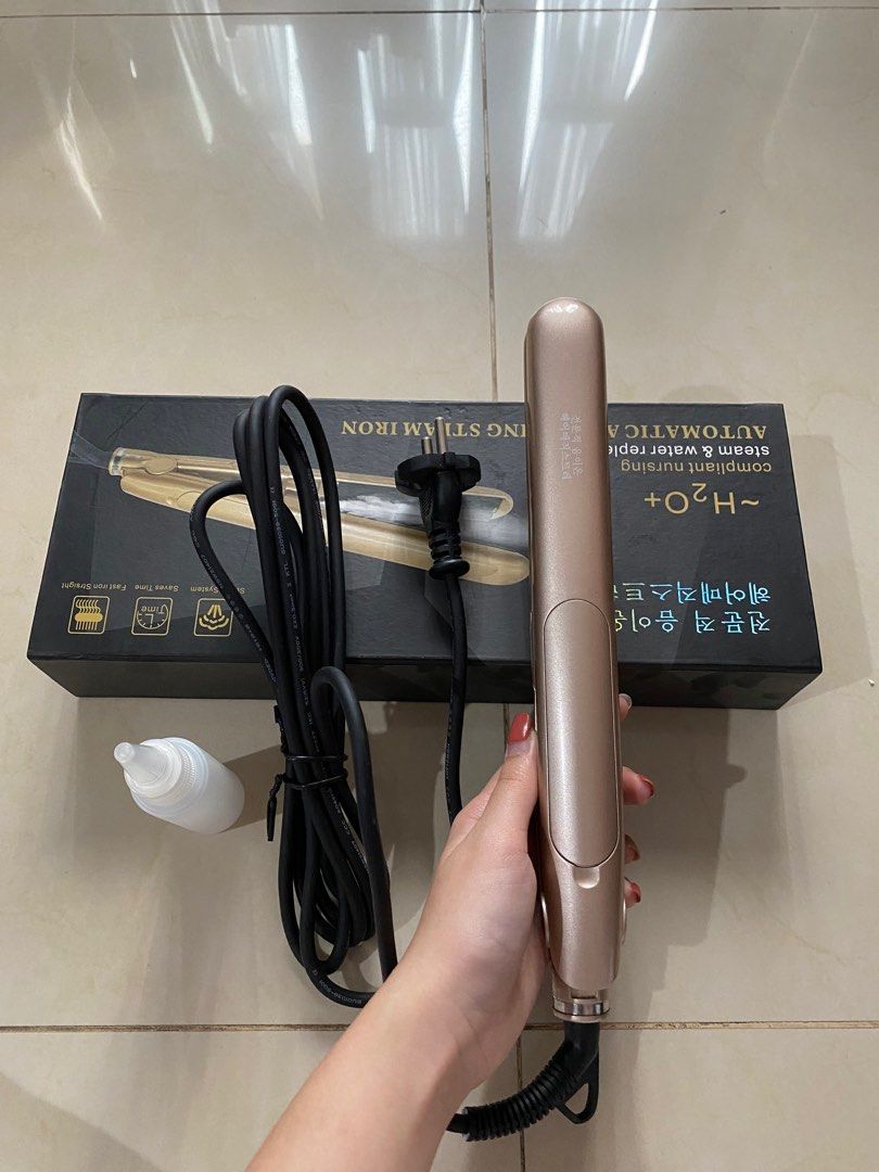 Catok Uap kore H2O, Kesehatan & Kecantikan, Perawatan Rambut di Carousell