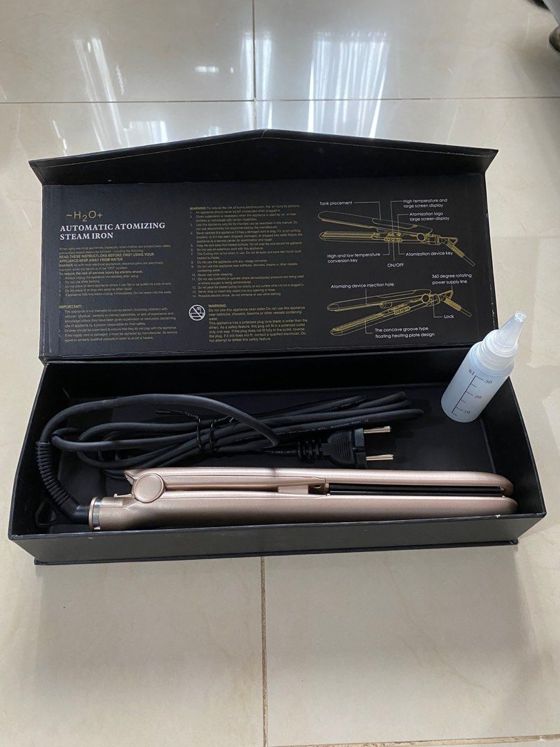 Catok Uap kore H2O, Kesehatan & Kecantikan, Perawatan Rambut di Carousell