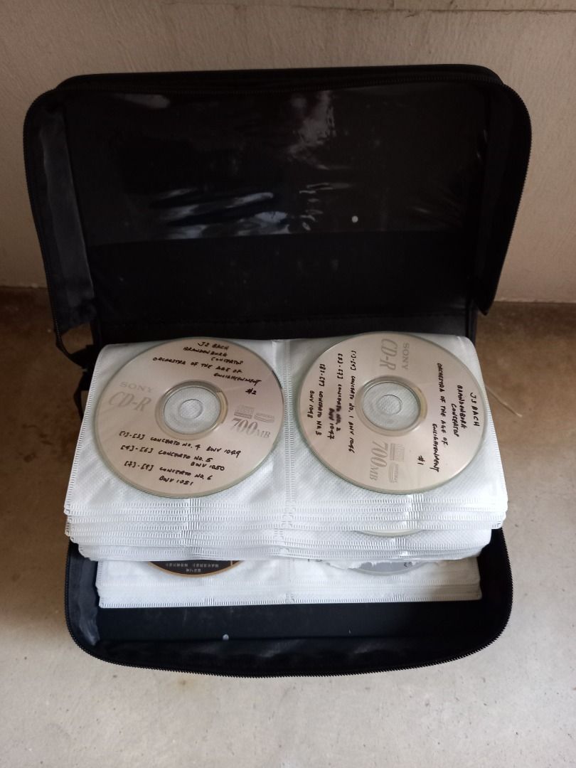 CD DVD VCD Storage Bag Organiser Holder Case Wallet ebox, Computers ...