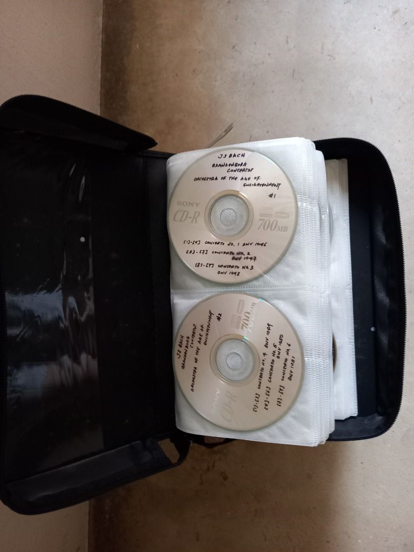 CD DVD VCD Storage Bag Organiser Holder Case Wallet ebox, Computers ...