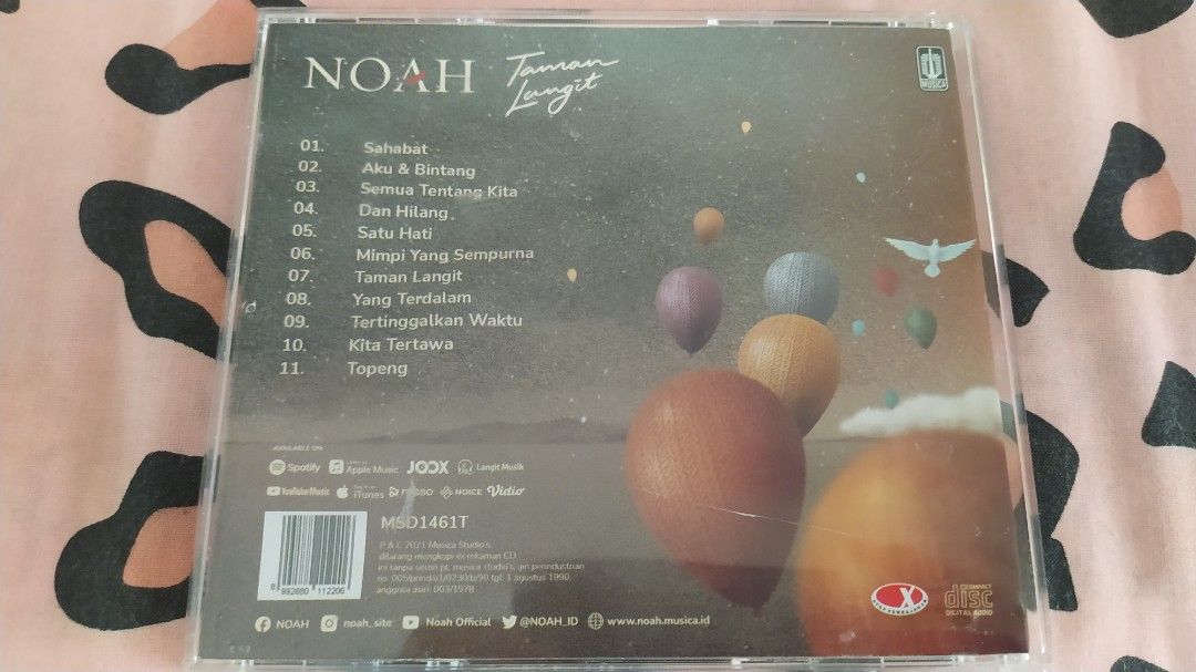 CD Noah Second Chance Taman Langit plus Tanda Tangan Personil Noah on ...