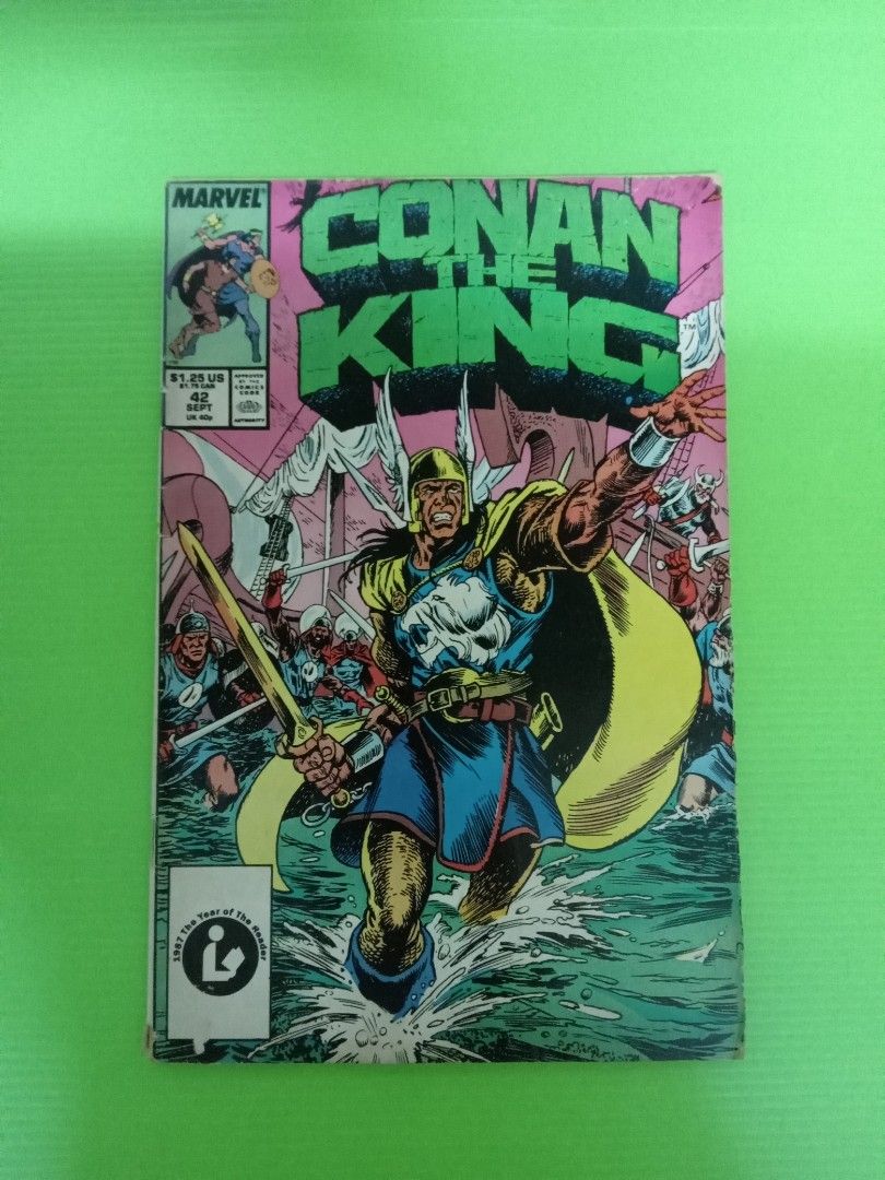 Conan The King #42 ( Mike Docherty - Cover Art ) Marvel Copper Age ...