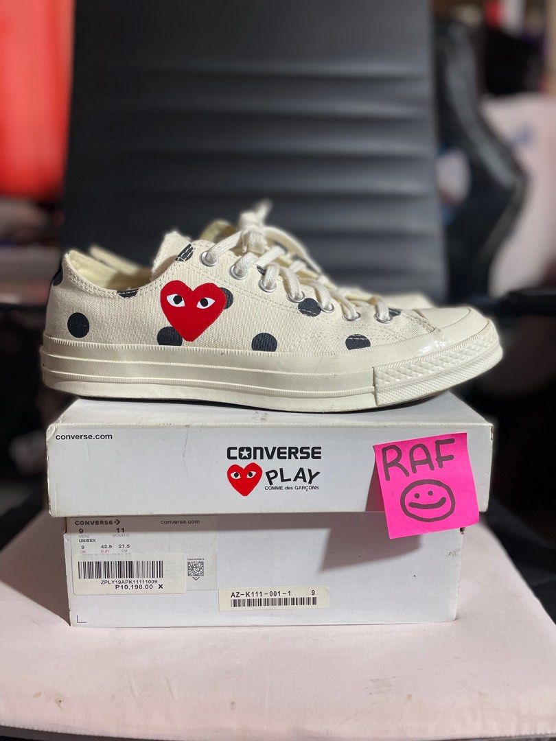 Converse CDG, Men's Fashion, Footwear, Sneakers on Carousell