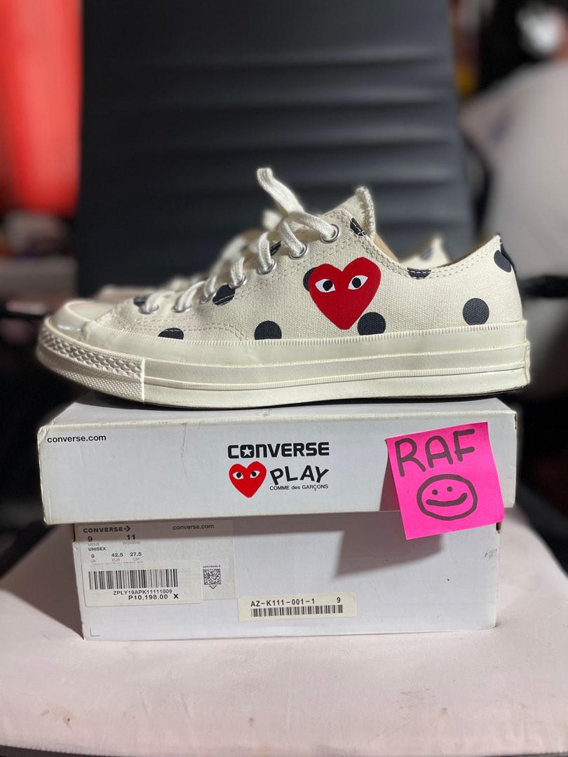 Converse CDG, Men's Fashion, Footwear, Sneakers on Carousell
