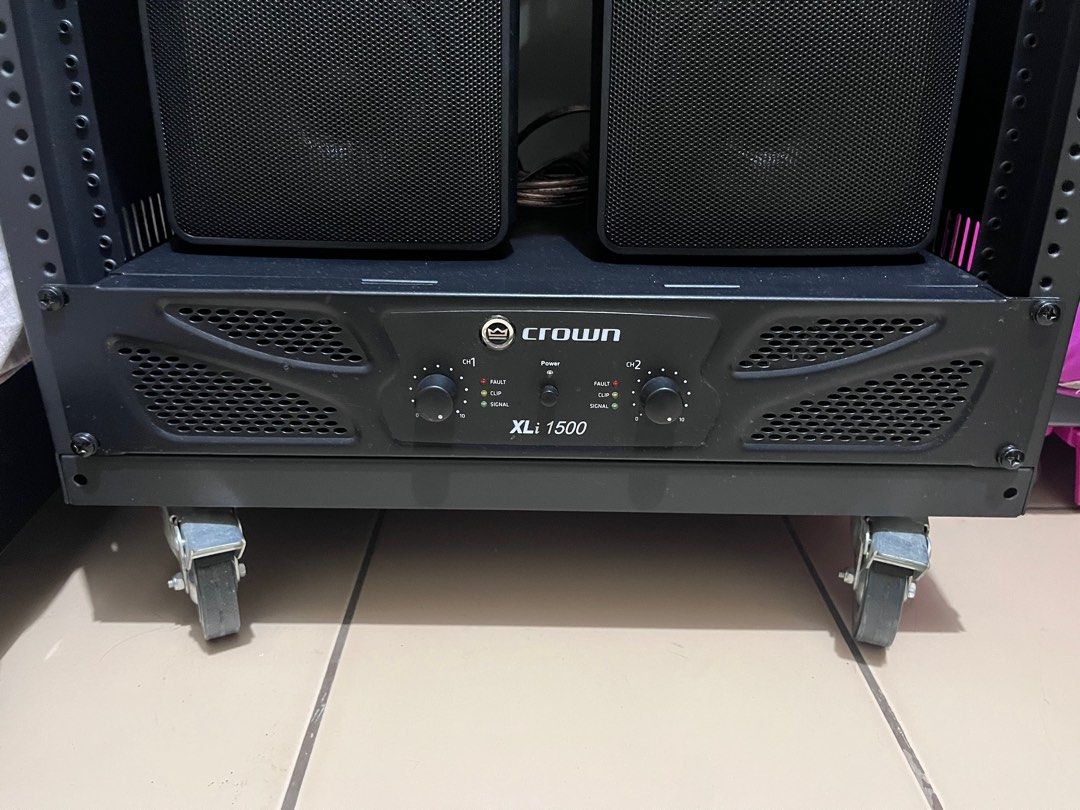 Crown XLi 1500 Dual Channel 400 watts Amplifier, Audio, Soundbars ...