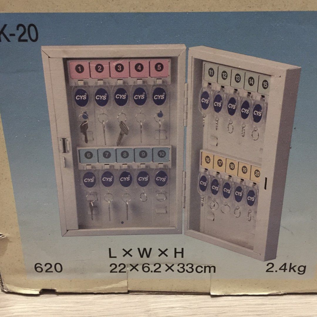 CYS Key Box K-20, Furniture & Home Living, Home Improvement ...