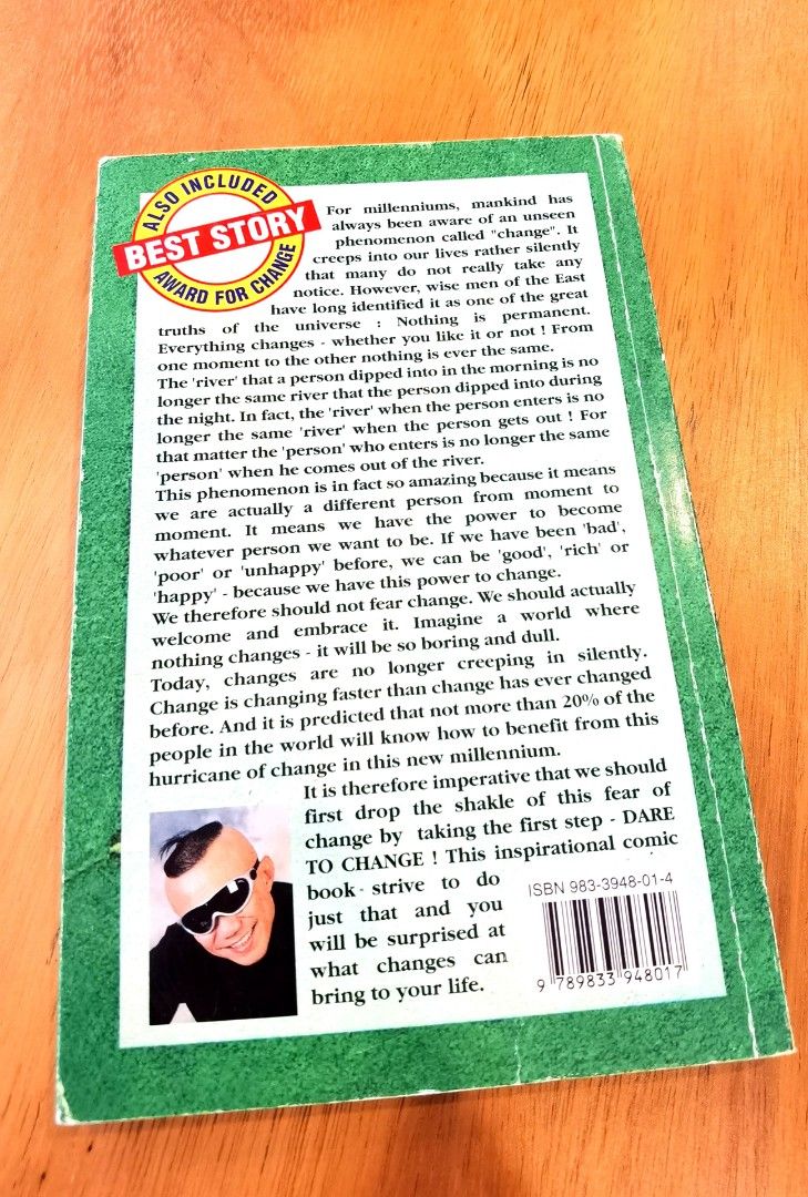 Dare To Fail Change Inspirational Comic 4 Series By Billi Lim, Hobbies ...