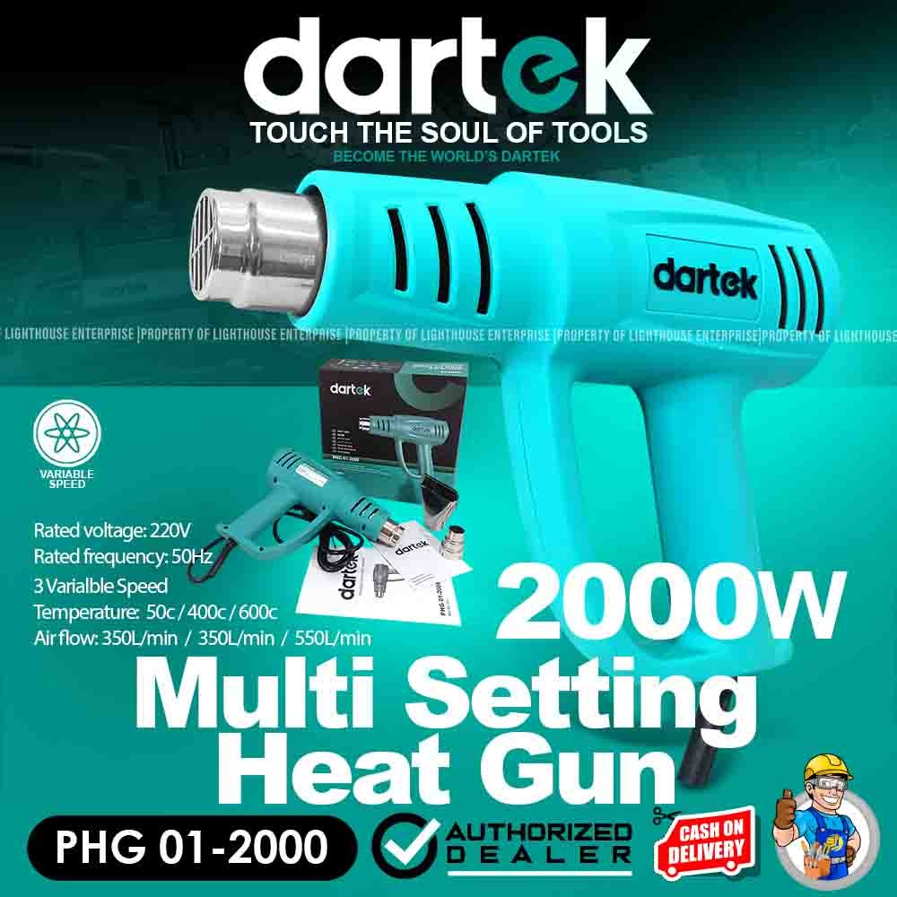 DARTEK UK 2000W Heat Gun (PHG 01-2000) *LIGHTHOUSE ENTERPRISE* DARTEK ...