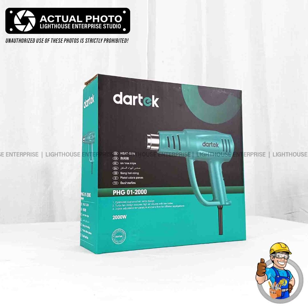 DARTEK UK 2000W Heat Gun (PHG 01-2000) *LIGHTHOUSE ENTERPRISE* DARTEK ...