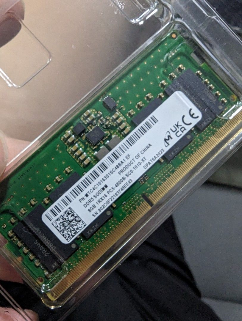 DDR5 sodimm laptop ram 8gb 4800mhz, Computers & Tech, Parts & Accessories, Computer Parts on ...