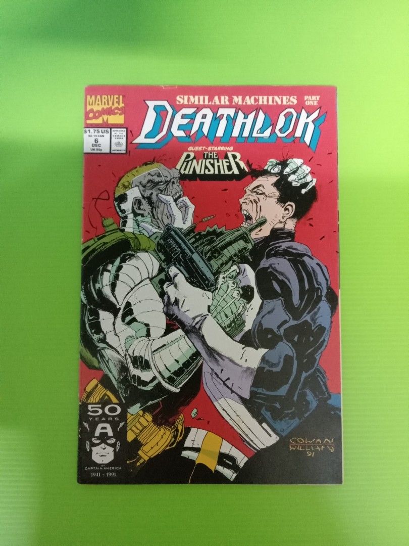 Deathlok #6 ( Denys Cowan - Cover Art ) Marvel Copper Age Issue ...