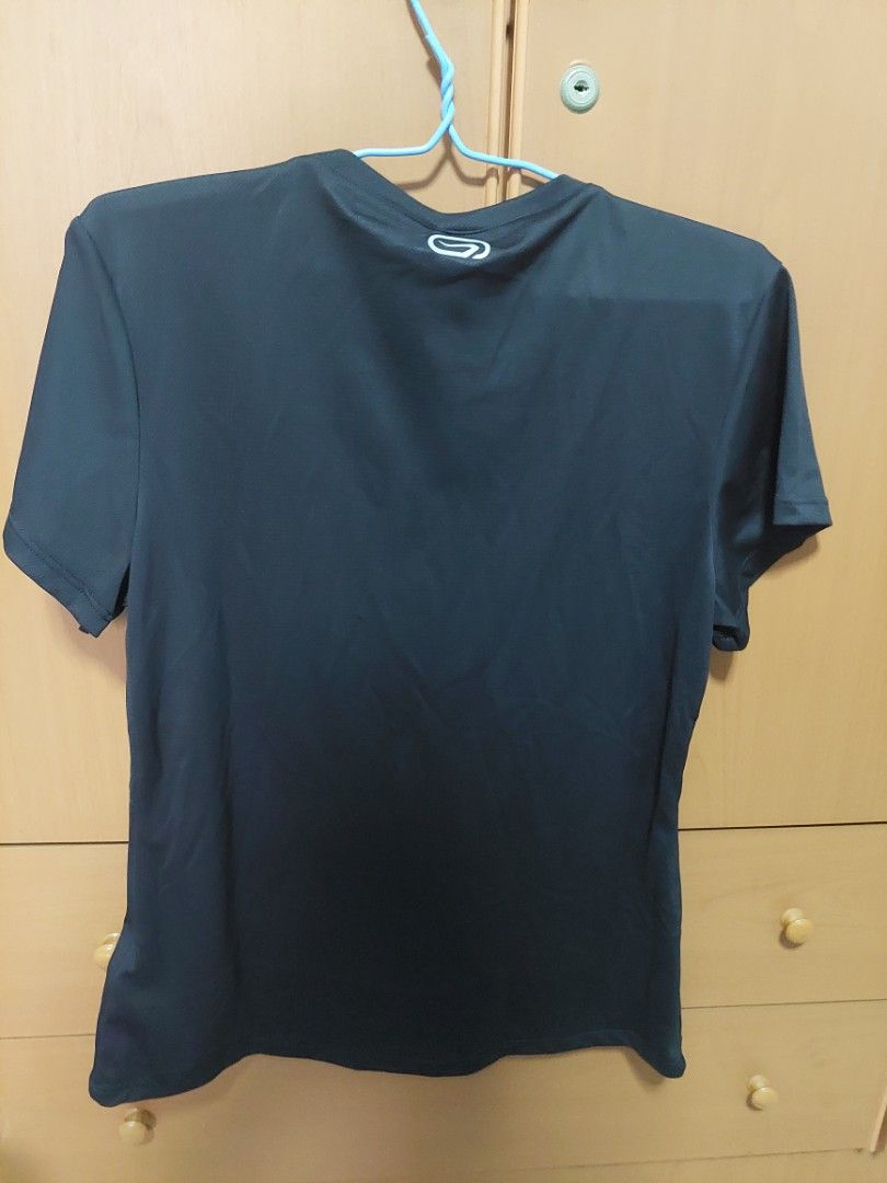 Decathlon Female Kalenji Dri fit Black Tee EU 42. US S/M, Women's ...