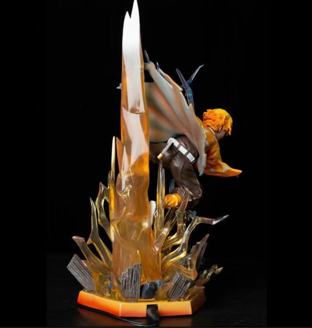Demon Slayer Zenitsu Figure 31cm Anime, Hobbies & Toys, Collectibles ...