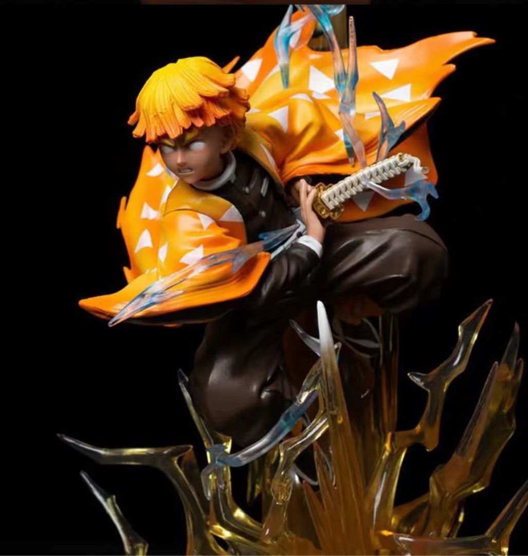 Demon Slayer Zenitsu Figure 31cm Anime, Hobbies & Toys, Collectibles ...