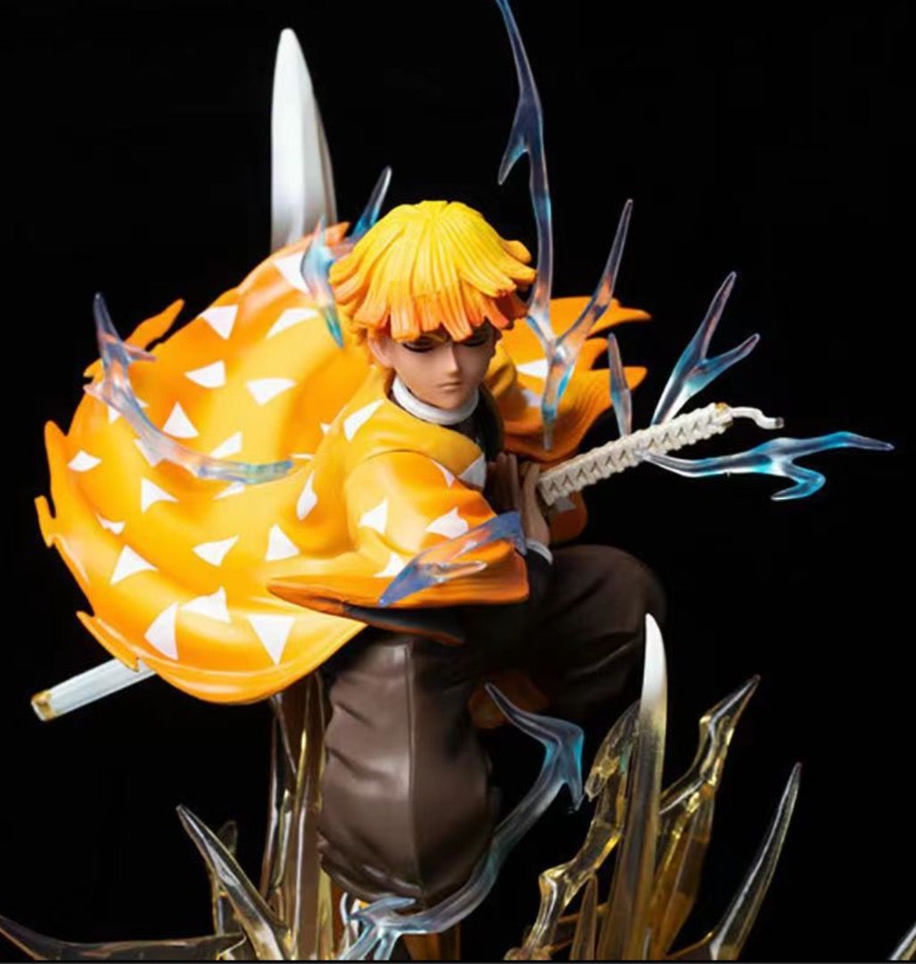Demon Slayer Zenitsu Figure 31cm Anime, Hobbies & Toys, Collectibles ...