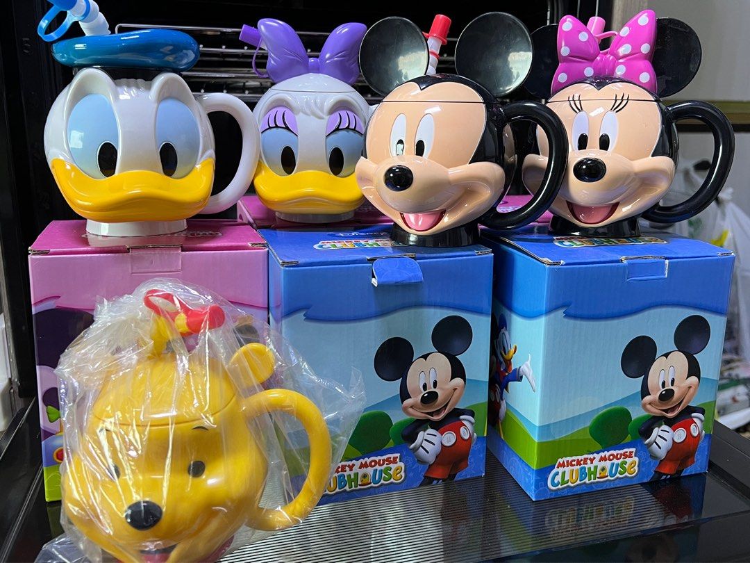 Disney Cups with Straw, Furniture & Home Living, Kitchenware ...