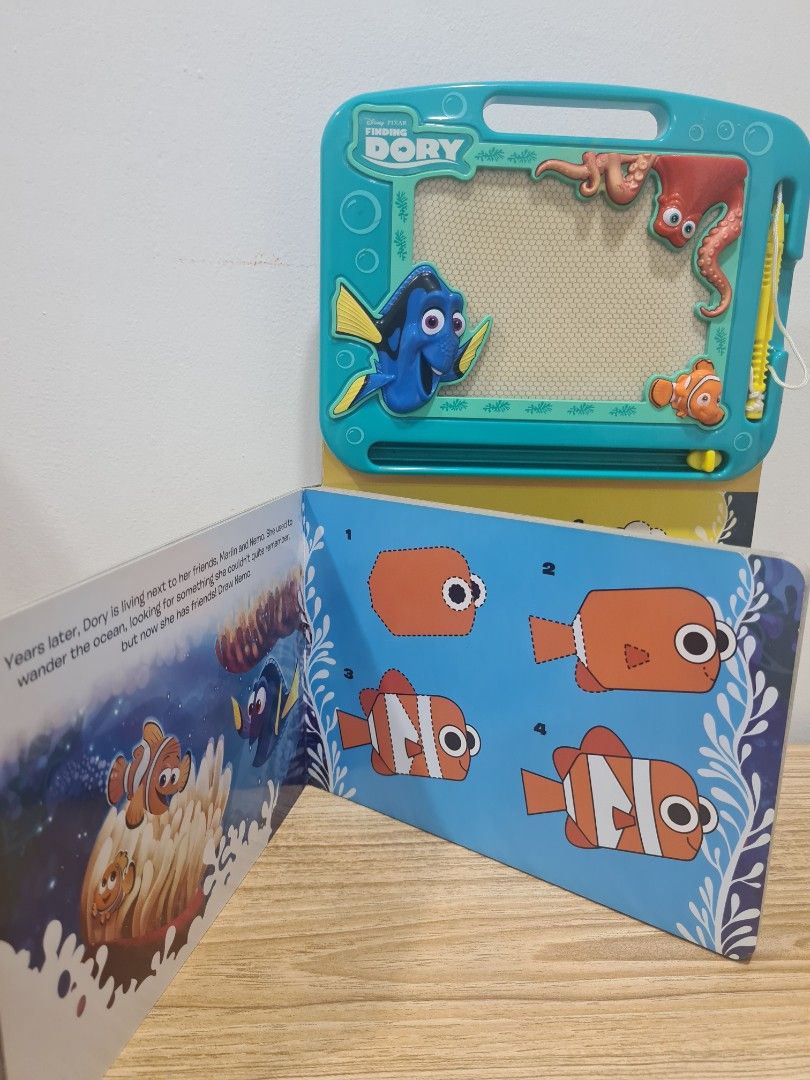 Disney Dory Drawing Book, Hobbies & Toys, Books & Magazines, Children's ...