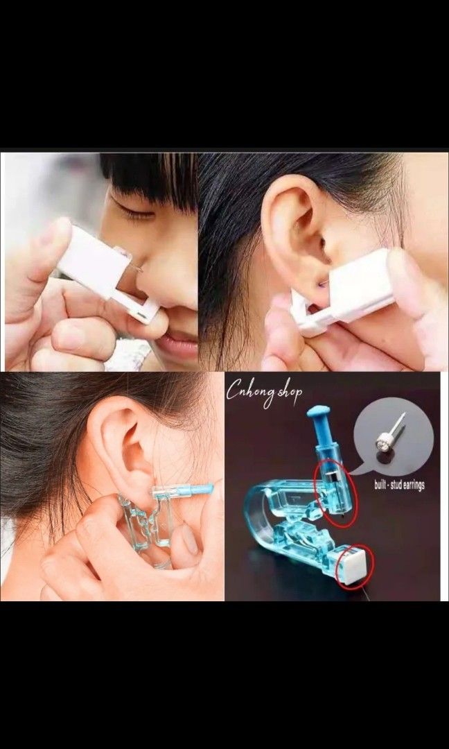 Disposable ear and nose piercing device, Hobbies & Toys, Stationary ...