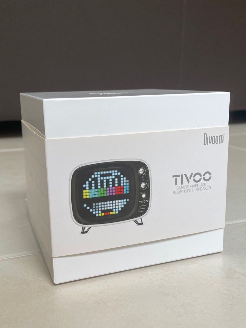 Divoom Tivoo Smart Pixel-Art Bluetooth Speaker (White), Audio, Soundbars, Speakers & Amplifiers ...