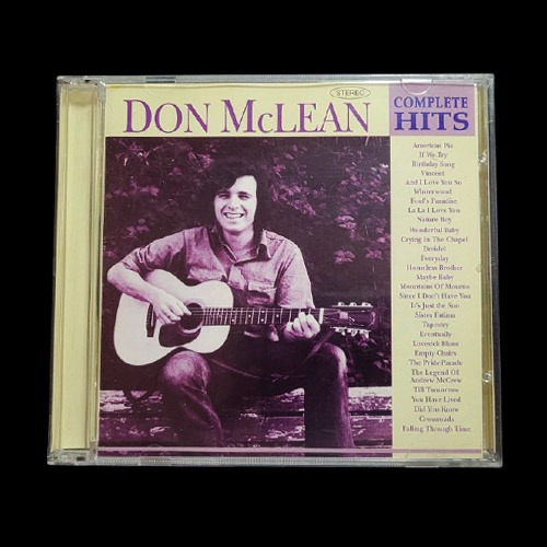 Don McLean - Complete Hits (2CD) Folk Pop CD, Hobbies & Toys, Music ...