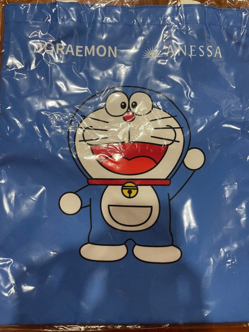 Doraemon tote bag (Doraemon x Anessa), Women's Fashion, Bags & Wallets, Tote Bags on Carousell