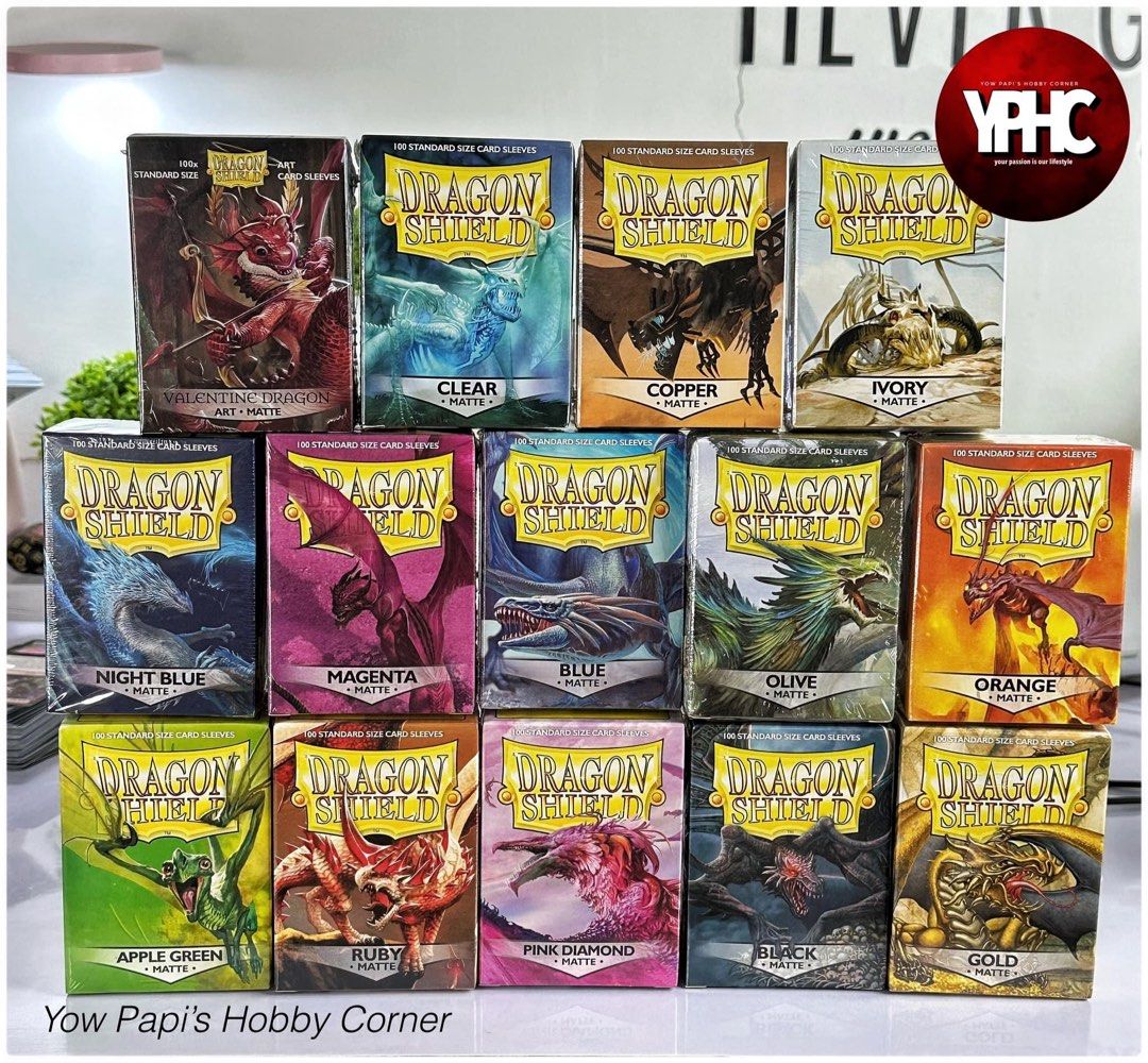 DRAGON SHIELD CARD SLEEVES MTG MAGIC THE GATHERING ONE PIECE POKEMON ...