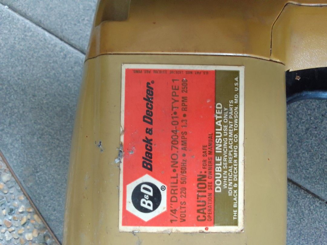 Drill old still good condition, Furniture & Home Living, Home ...