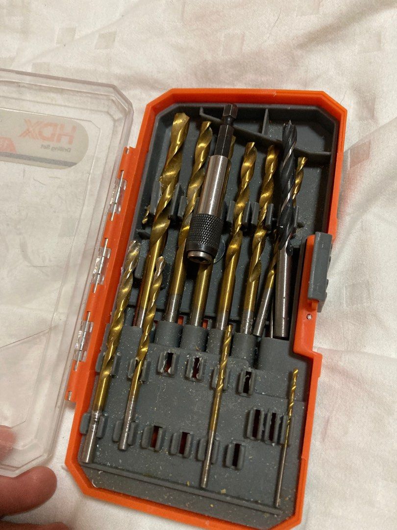 Drilling set (bits), Furniture & Home Living, Home Improvement ...