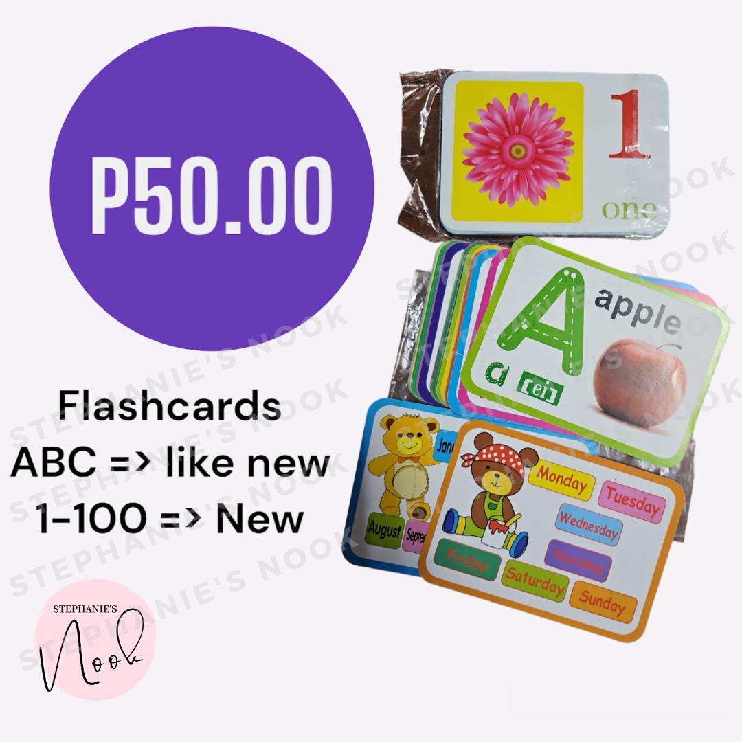 Educational Flashcards On Carousell