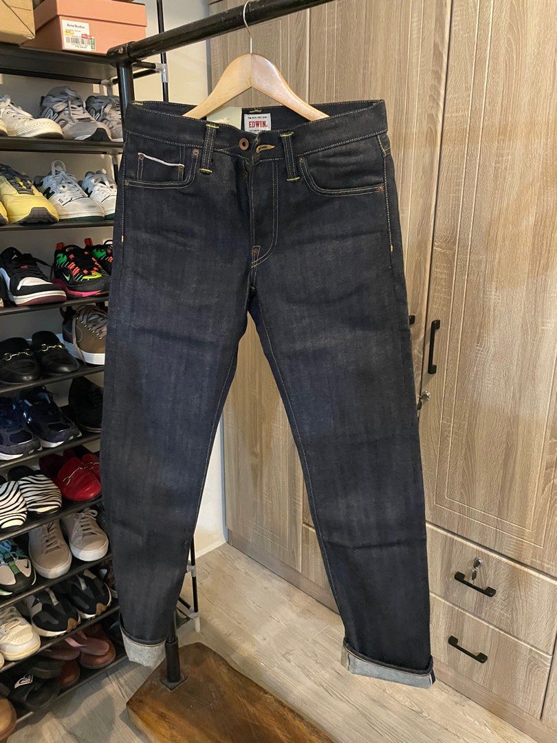 Edwin ED-39 14oz Blue Selvedge Jeans on Carousell