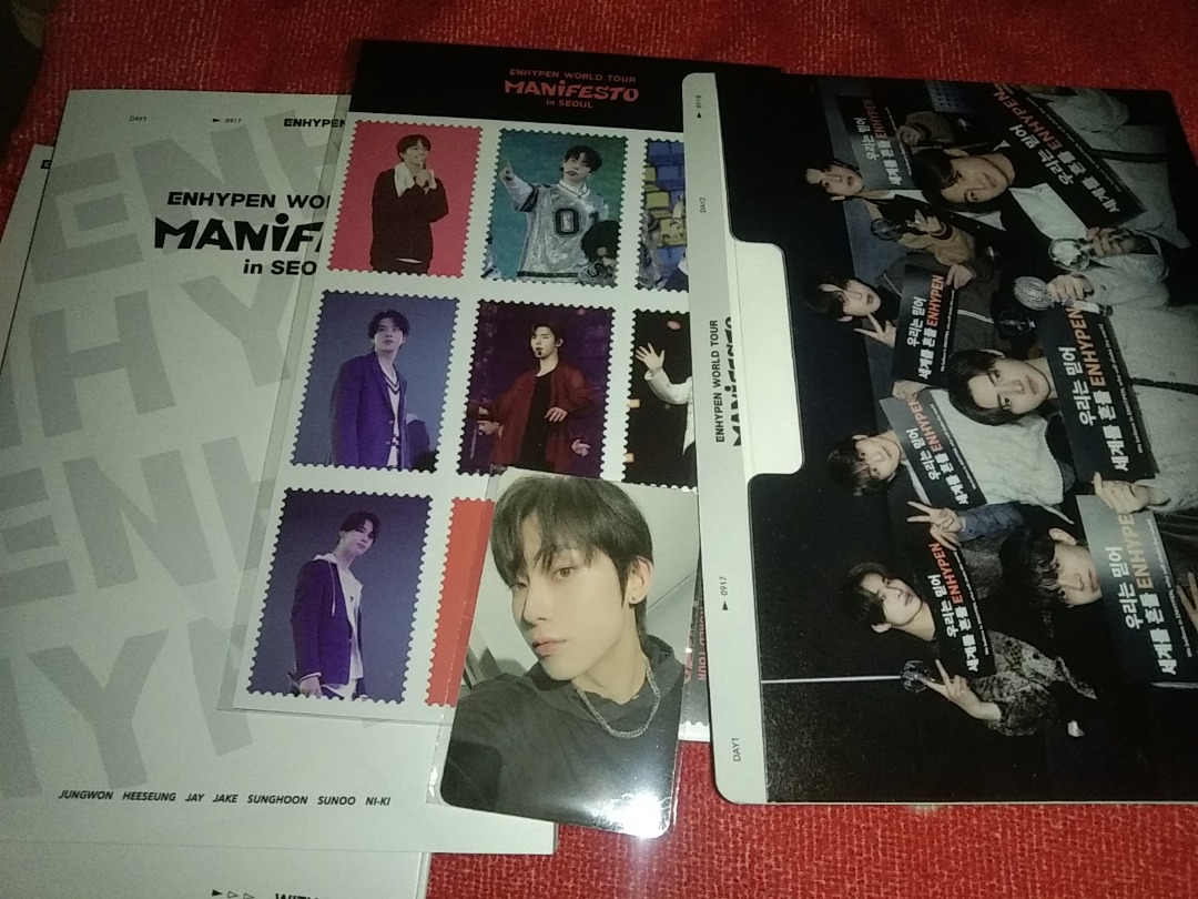 Enhypen Sunoo - Manifesto DVD RPC on Carousell