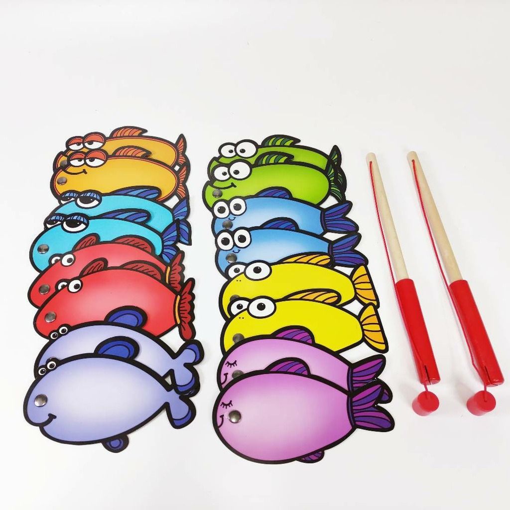 Erasable fishing teaching aid group fish teaching aid magnetic fishing ...