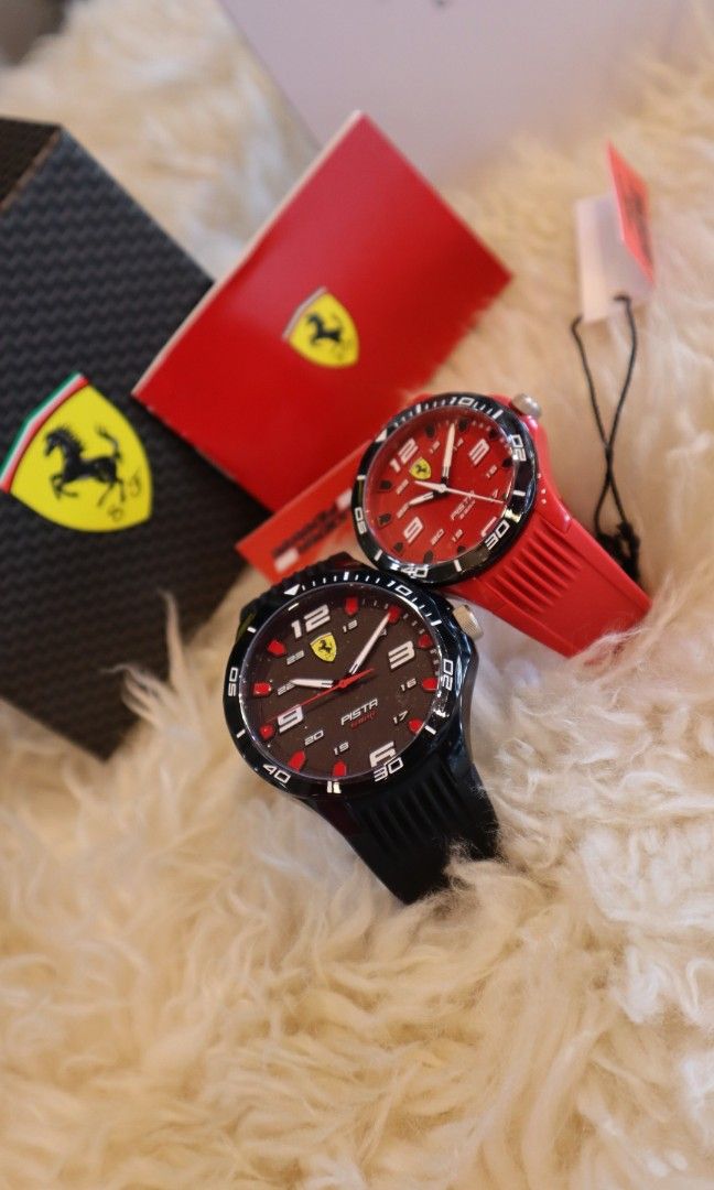 Ferrari watch (Official product of ferrari, Luxury, Watches on Carousell