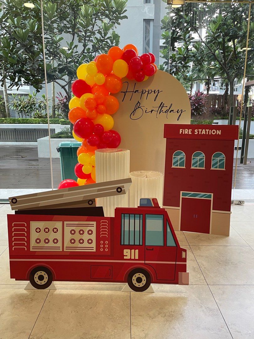Take A Look About Birthday Party At The Fire Station