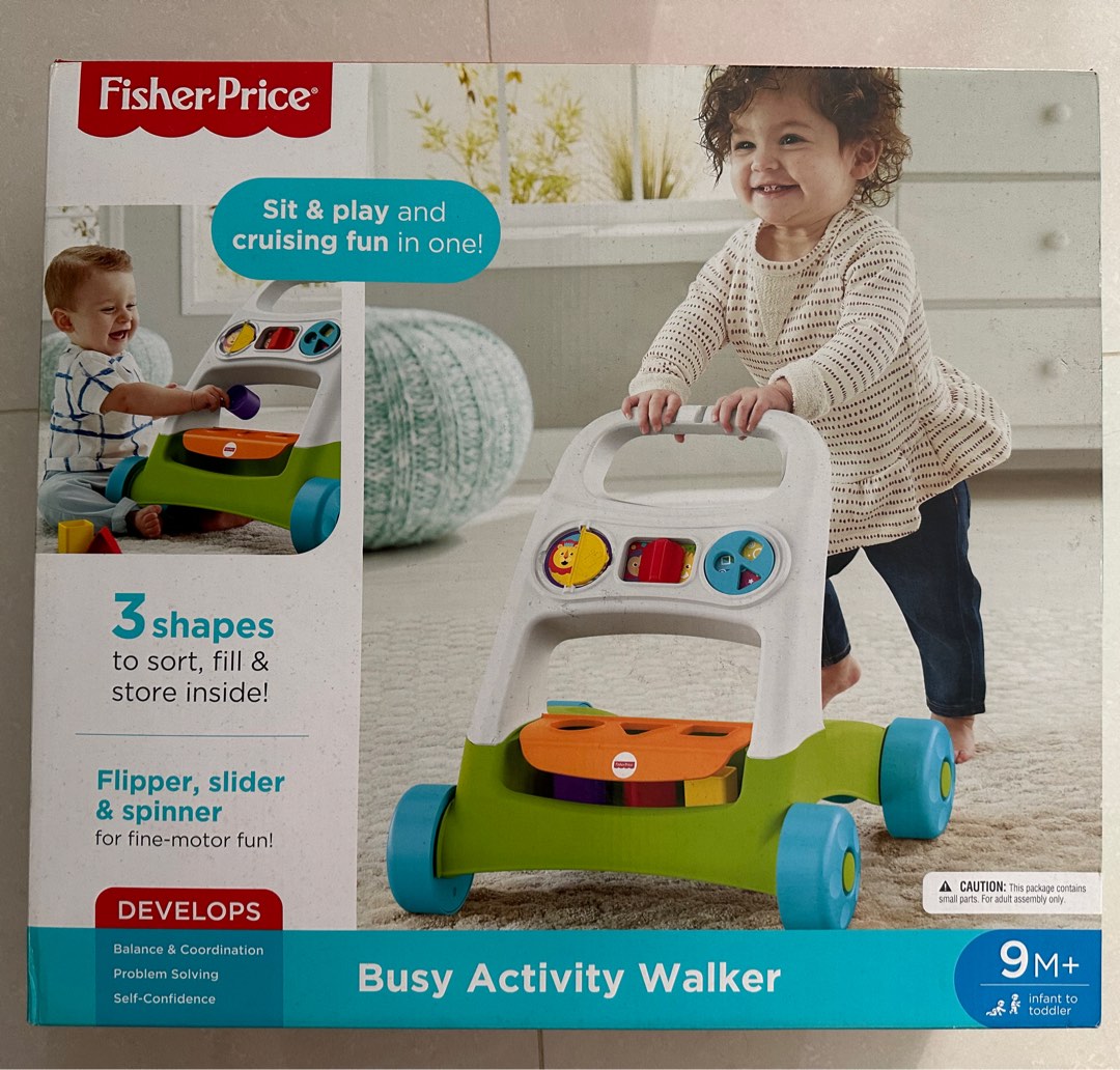 Fisher Price Busy Activity Walker, Babies & Kids, Infant Playtime on ...