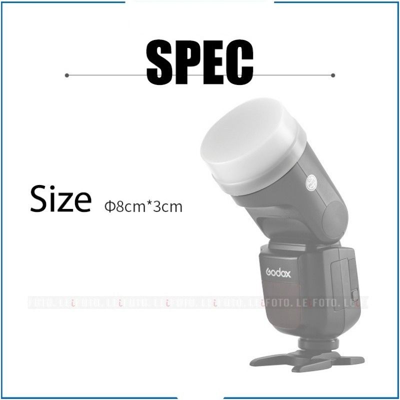 Flash Diffuser For Godox V1 Flash,V1 Flash Diffuser, Photography ...