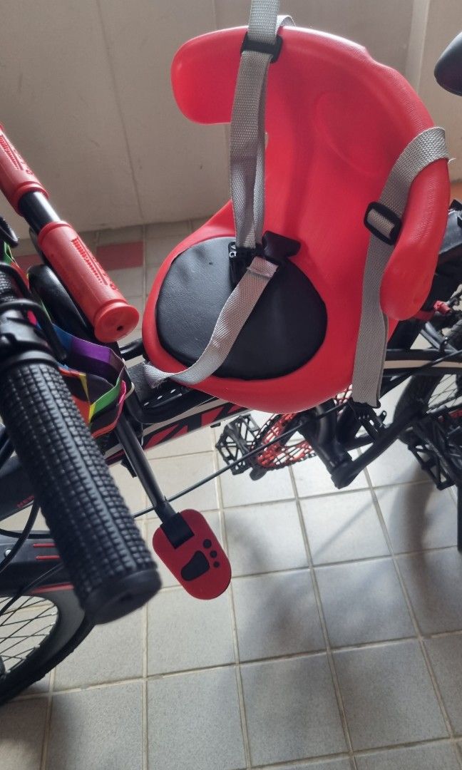 Foldable Bike with 2 child seats!, Sports Equipment, Bicycles & Parts ...