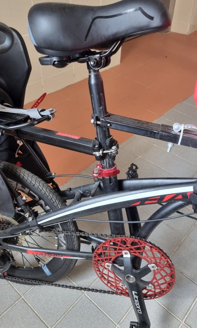 Foldable Bike with 2 child seats!, Sports Equipment, Bicycles & Parts ...