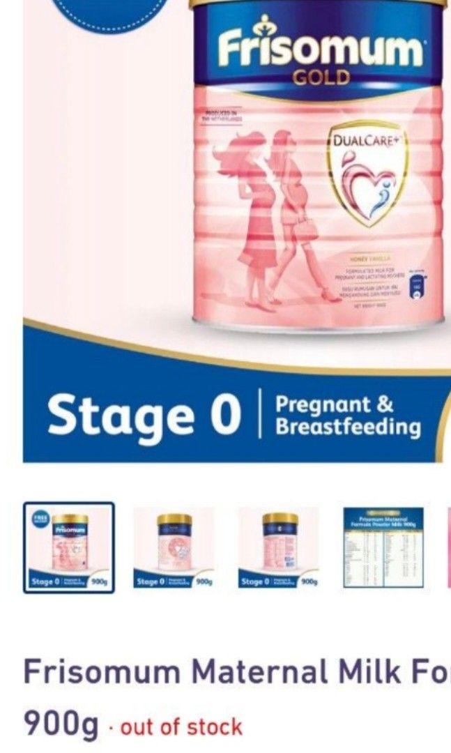 FRISO GOLD MUM MATERNAL MILK 900g, Babies & Kids, Nursing & Feeding ...